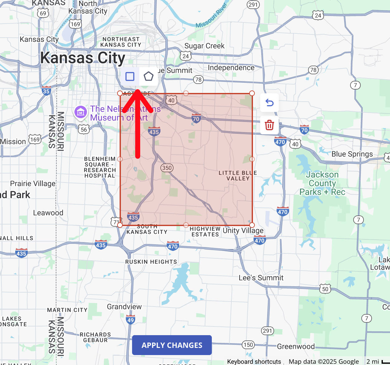 Avoided Areas – English