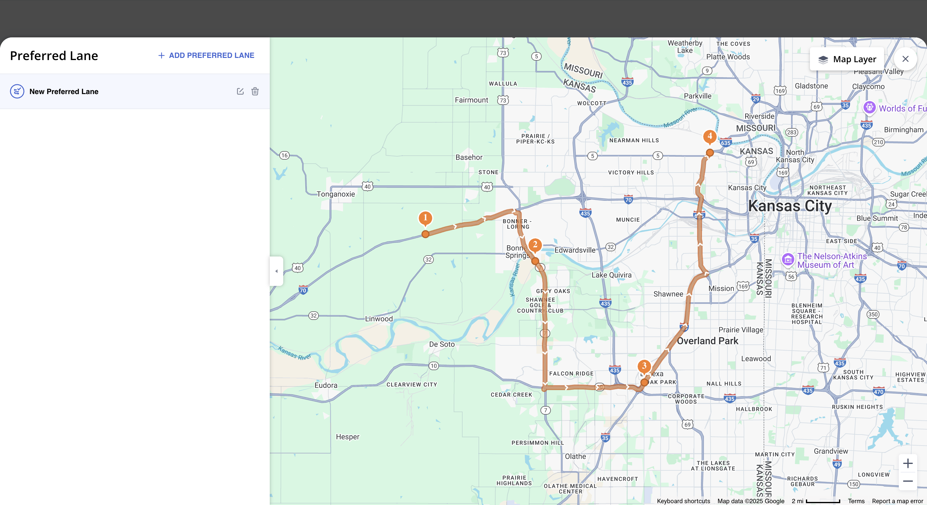 Creating Preferred Lanes – English